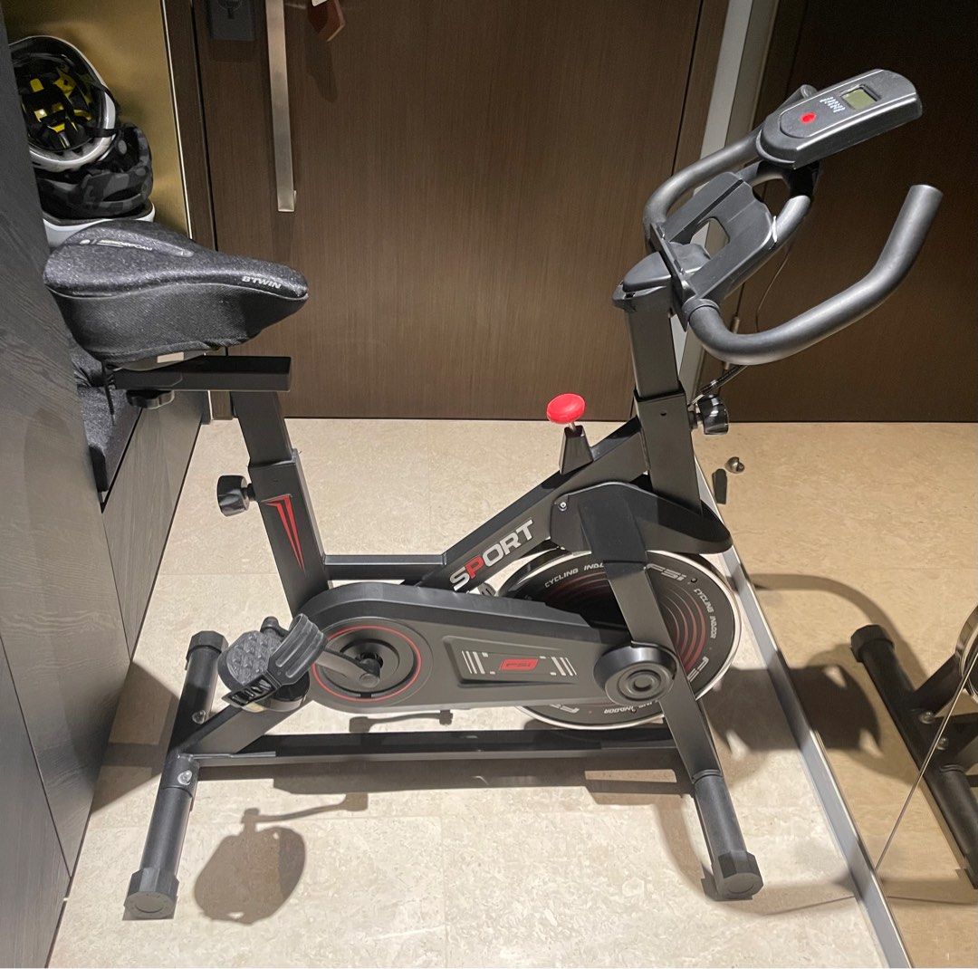 Indoor Stationary Spin Bike, Sports Equipment, Exercise & Fitness ...