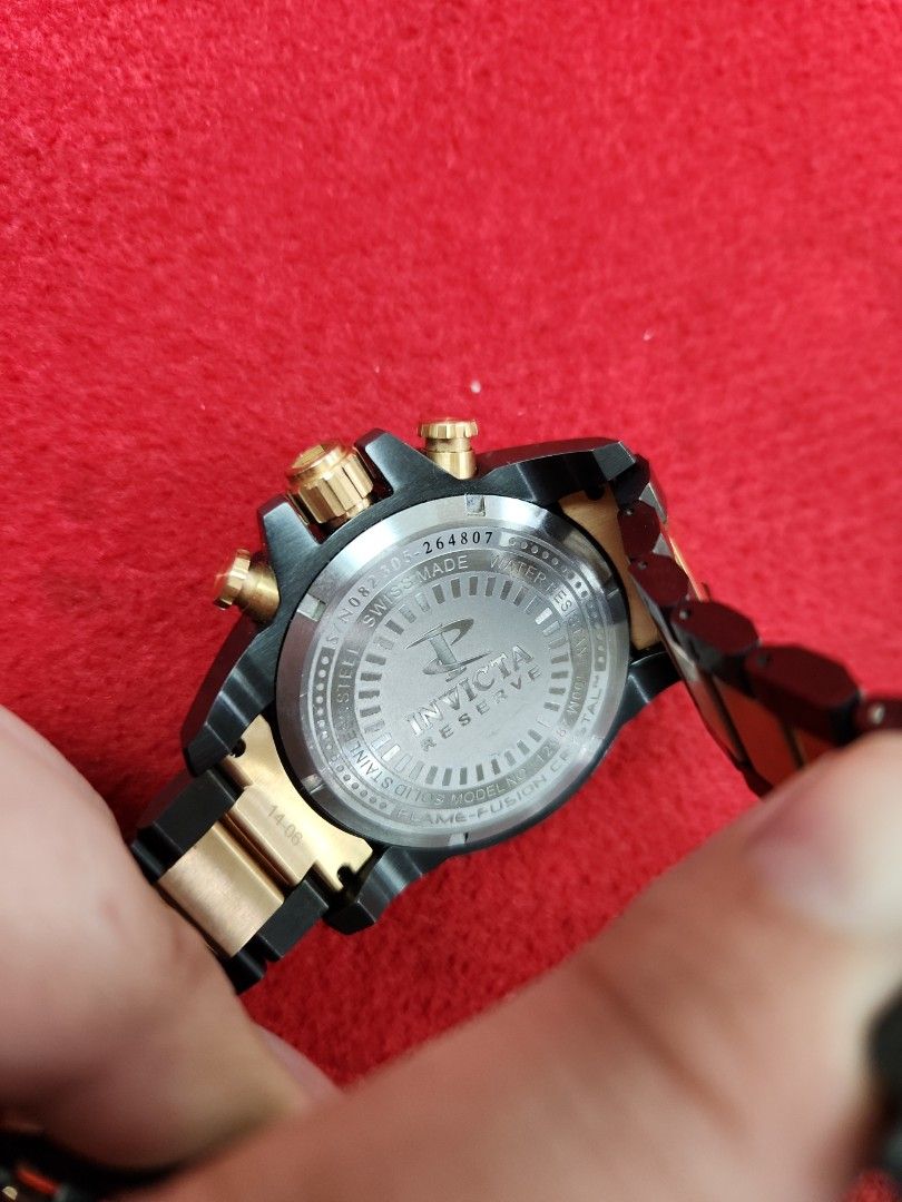 Invicta Reserve Octane Men Model 12987, Men's Fashion, Watches ...