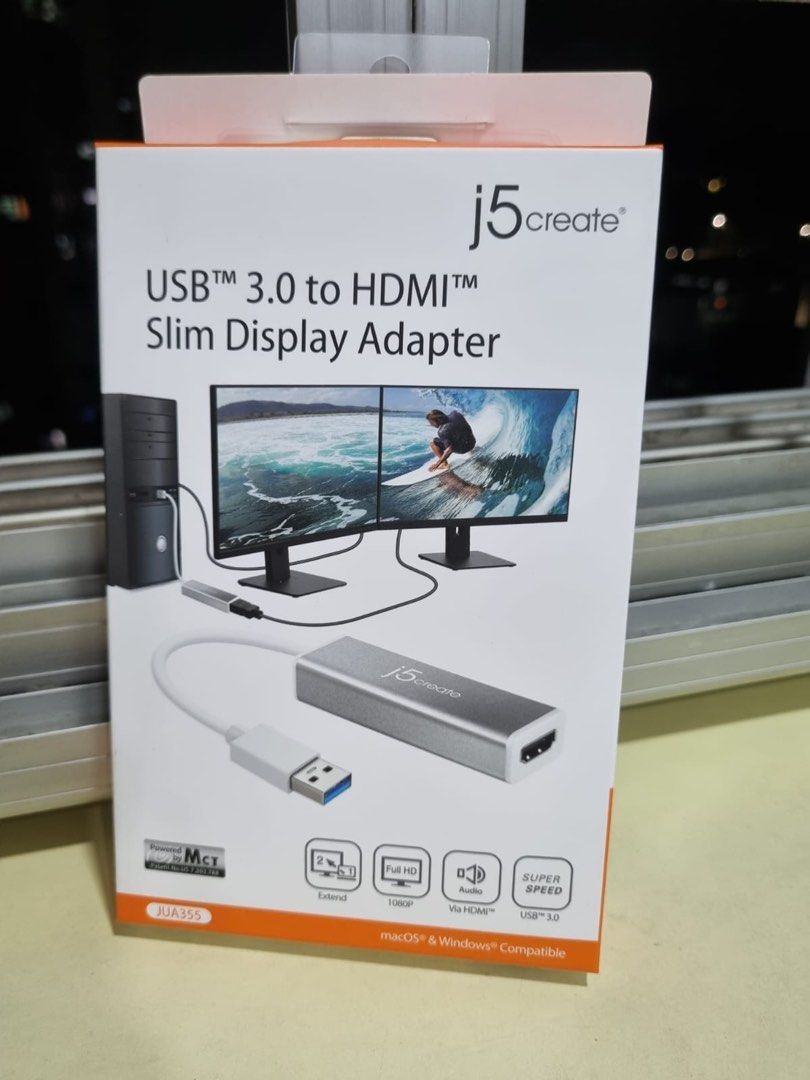 j5 Create USB 3.0 to HDMI Slim Display Adapter Challenger, Computers ...