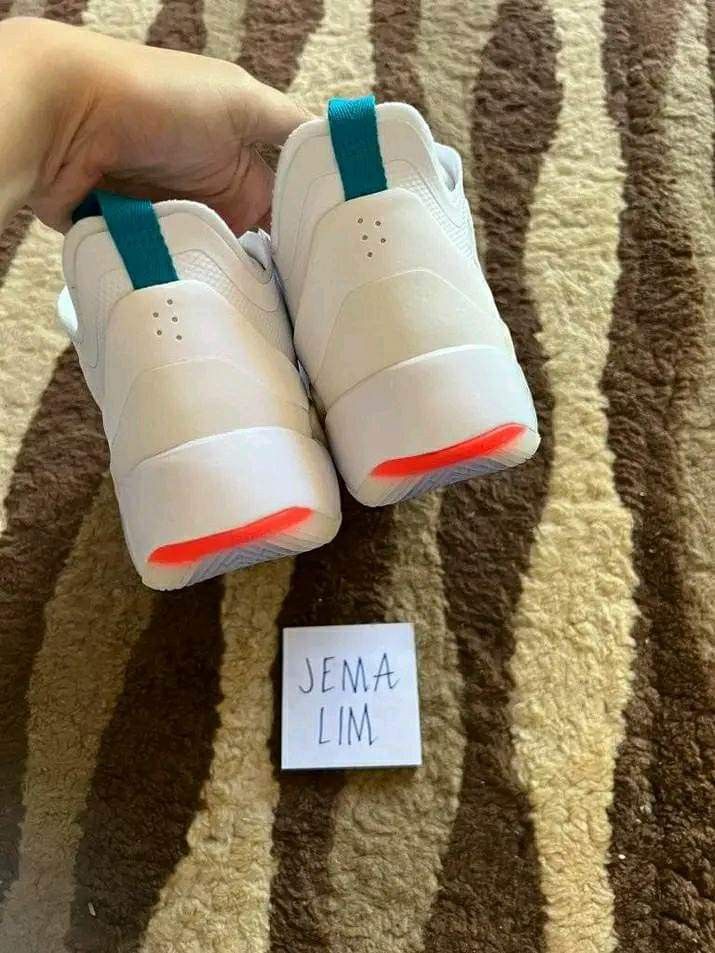 Jordan Luka 1 white/neon torqouise, Men's Fashion, Footwear, Sneakers ...