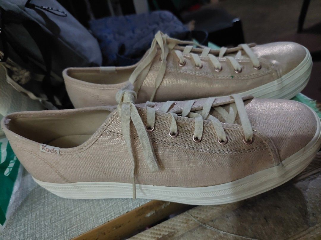 Keds Metallic Old rose Color Sneaker, Women's Fashion, Footwear ...