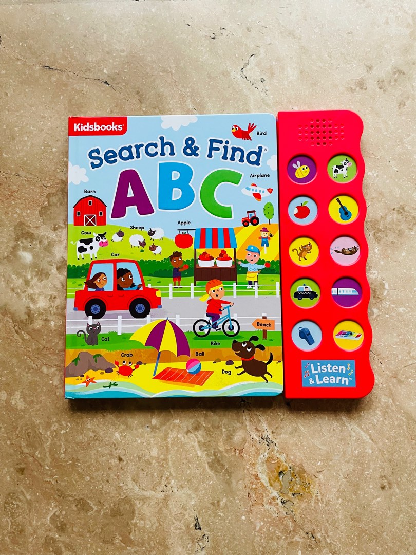 Kidsbooks Search & Find ABC, Hobbies & Toys, Books & Magazines, Children's Books on Carousell