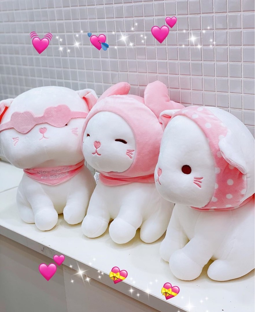 Kitten Cat Plush Toy by Miniso, Hobbies & Toys, Toys & Games on Carousell