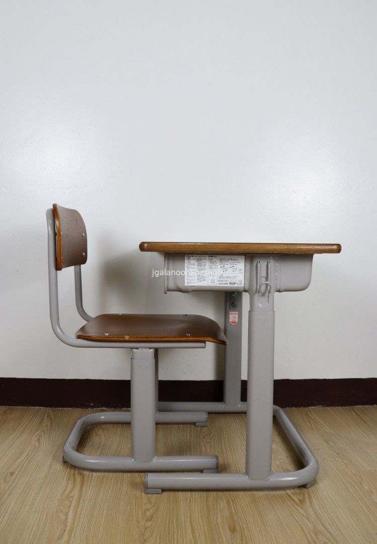 Kokuyo Japanese School Desk Kids Study Table and Chair, Babies & Kids ...