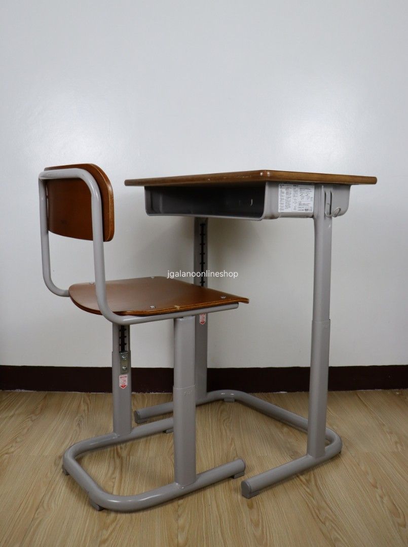 Kokuyo Japanese School Desk Kids Study Table and Chair, Babies & Kids ...