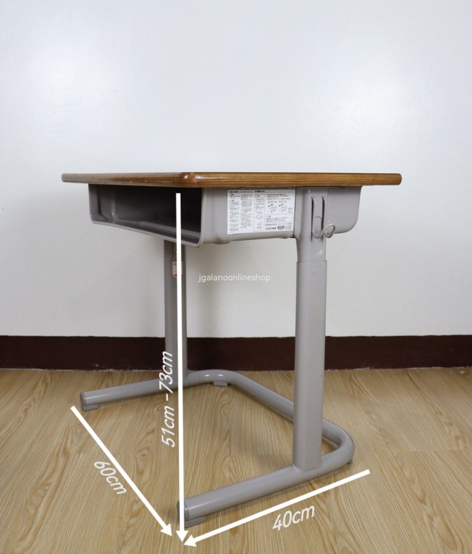 Kokuyo Japanese School Desk Kids Study Table and Chair, Babies & Kids ...