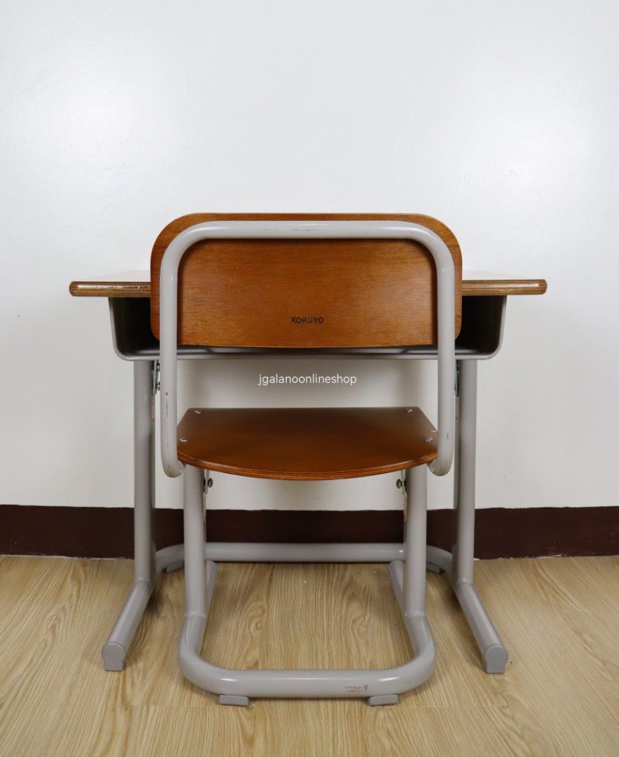 Kokuyo Japanese School Desk Kids Study Table and Chair, Babies & Kids ...