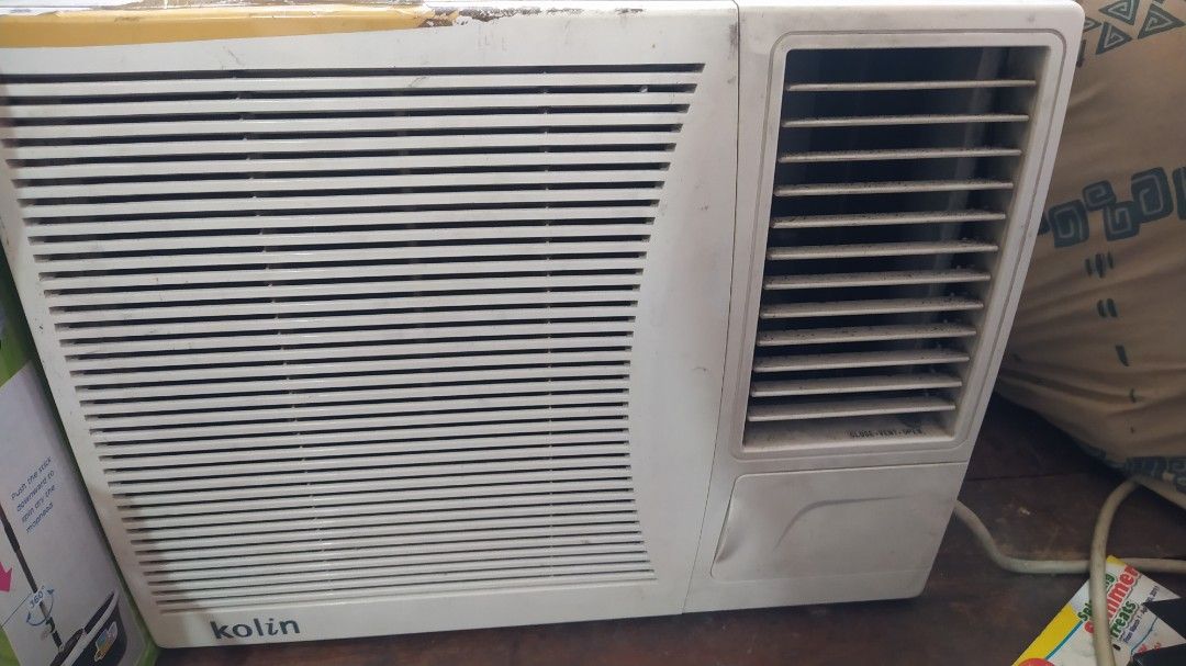 Kolin .75 hp window type aircon, TV & Home Appliances, Air Conditioning ...