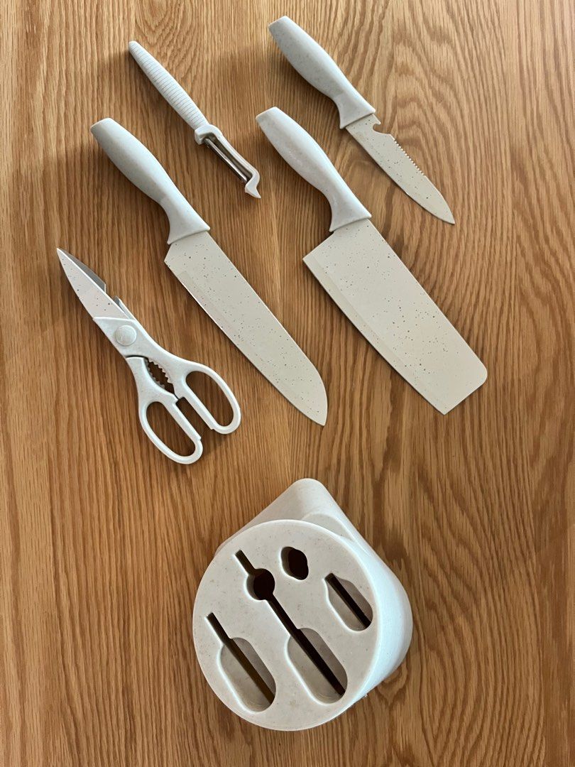 Korean knife set, Furniture & Home Living, Kitchenware & Tableware ...