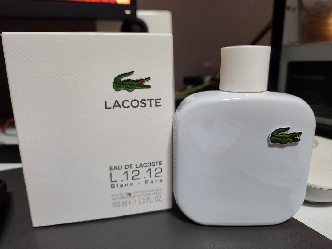 Lacoste Eau de Lacoste L.12.12. Blanc White 90/100ml, Beauty & Personal ...