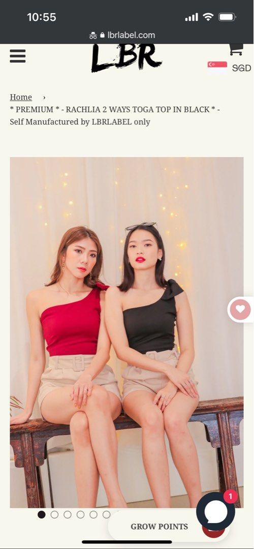 LBR two way toga top (black), Women's Fashion, Tops, Sleeveless on Carousell