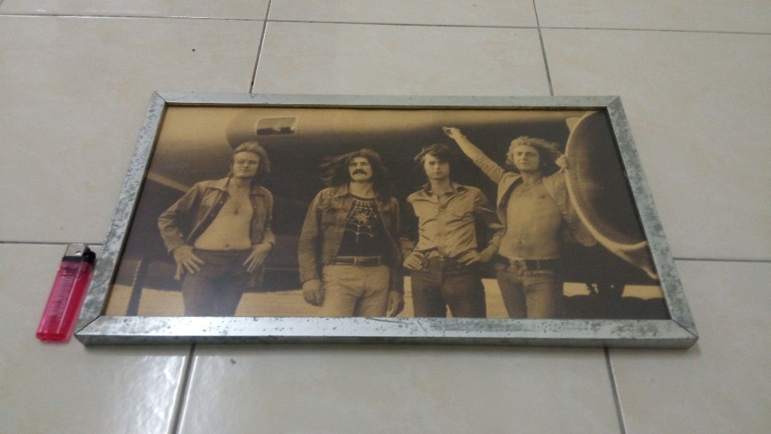 Led Zeppelin wall frame, Furniture & Home Living, Home Decor, Wall ...