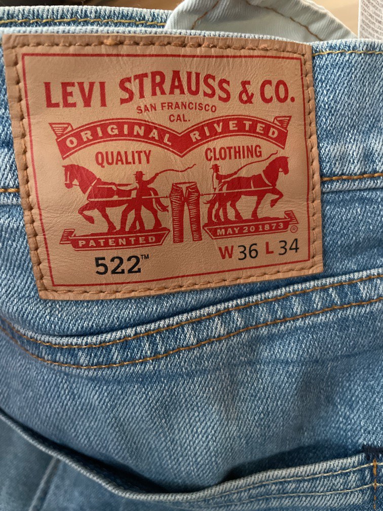 Levis 522, Men's Fashion, Bottoms, Jeans on Carousell