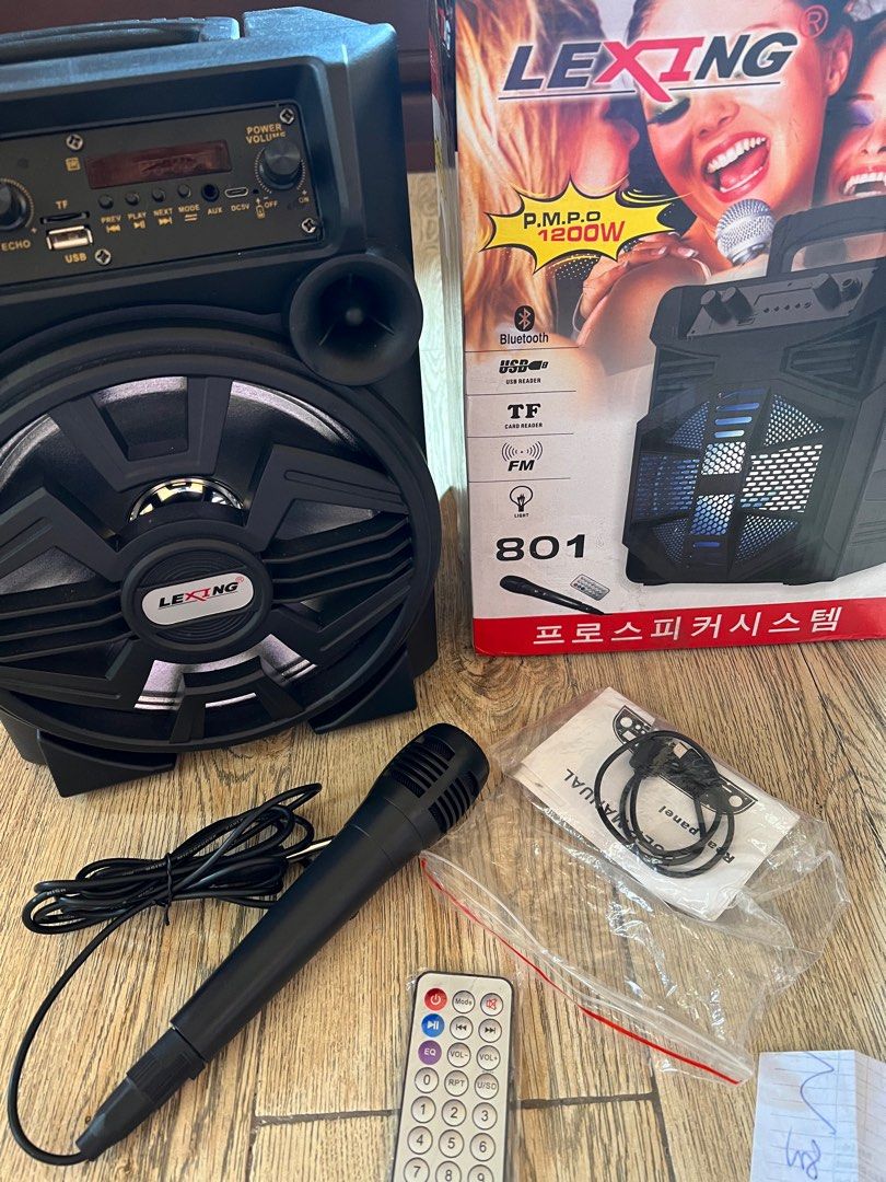Lexing 8" bluetooth speaker, Audio, Portable Audio Accessories on Carousell