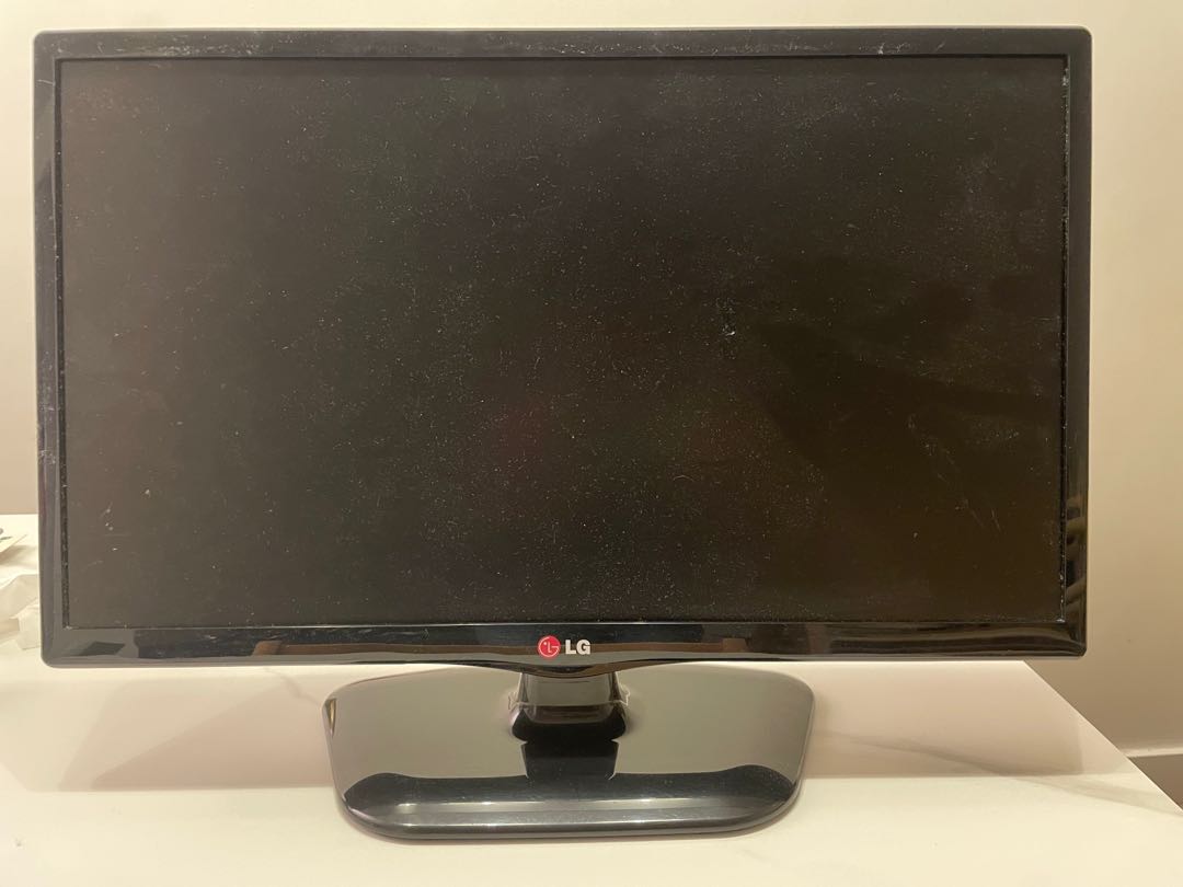 LG 22吋mon, 電腦＆科技, 電腦周邊及配件, 電子屏幕 - Carousell
