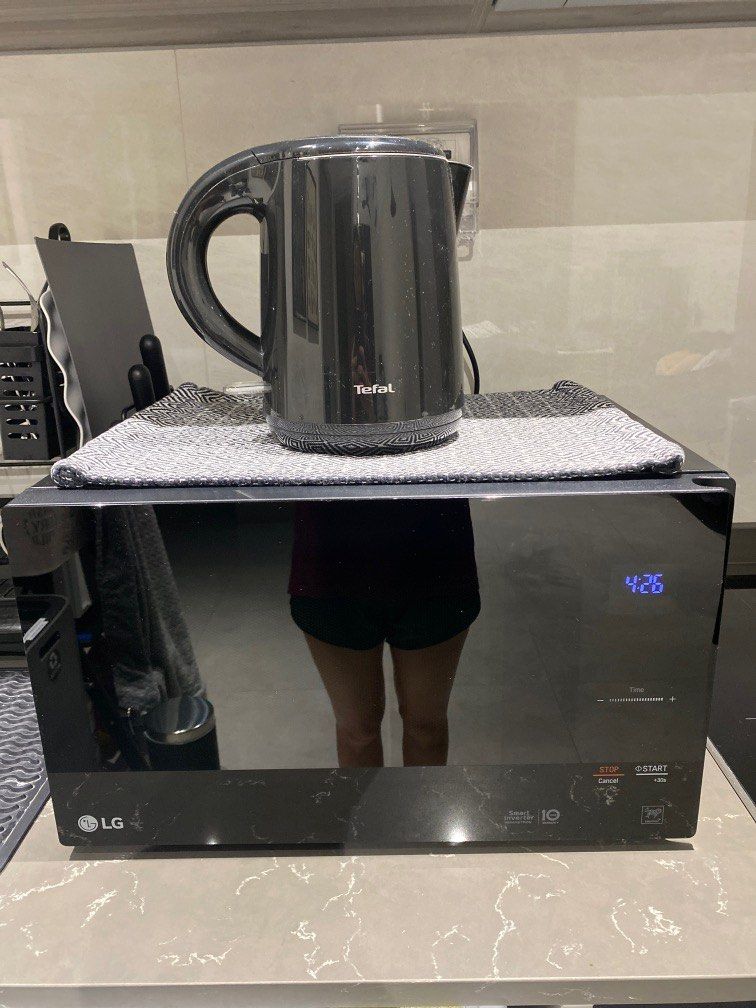 LG Touch Sensor Microwave Oven & TEFAL Water Heating Kettle Set, TV ...