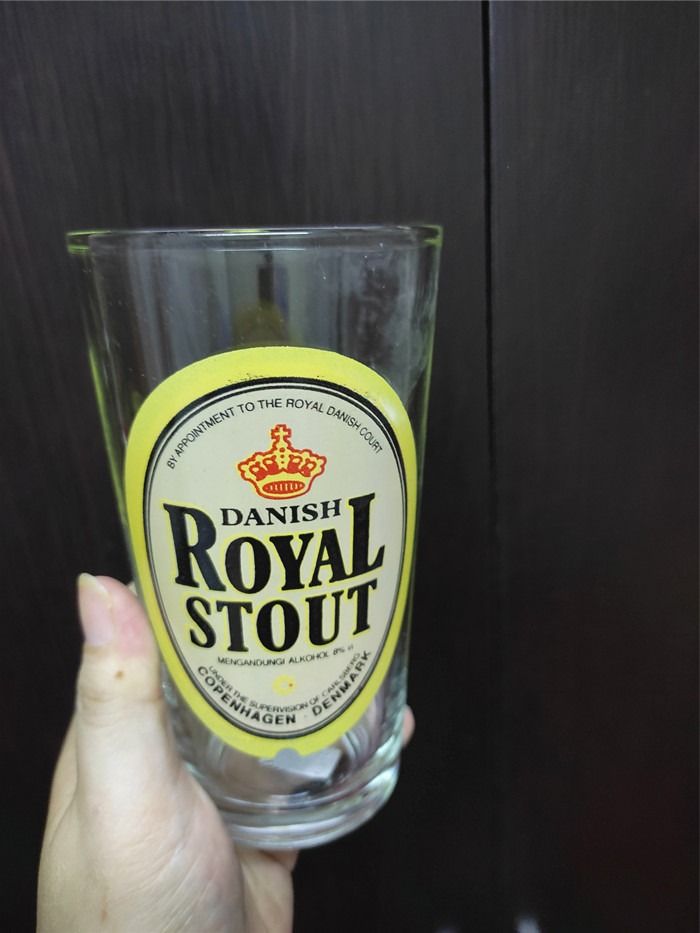 Limited edition Royal Stout beer glass 350ml, Furniture & Home Living, Kitchenware & Tableware ...