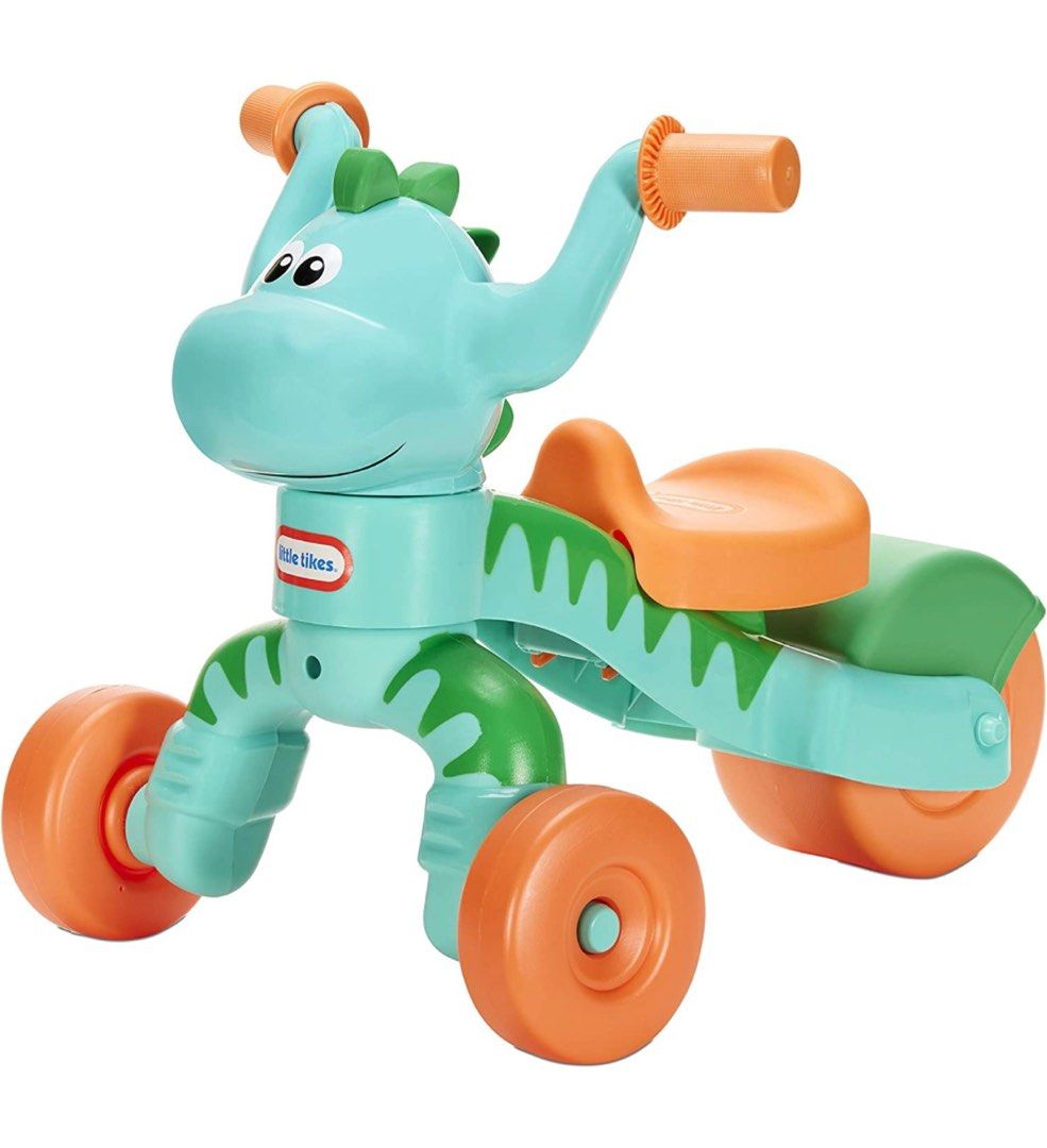 Little Tikes Go and Grow Dino Indoor Outdoor Ride On Toy Trike for ...