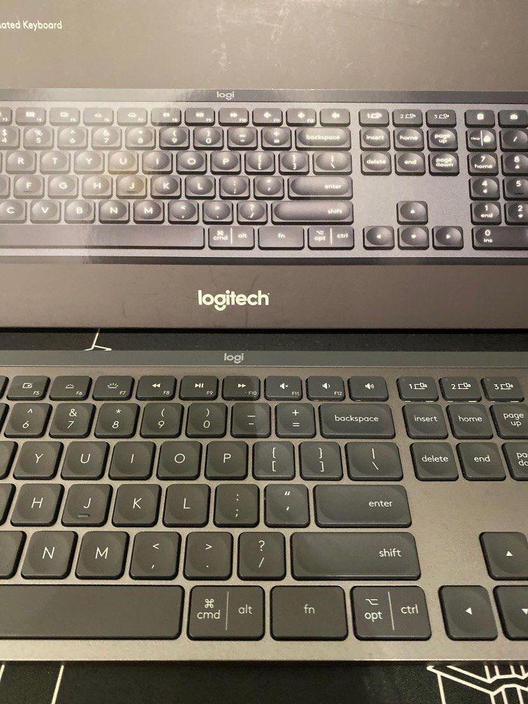 Logitech Silent MX Keyboard | Advanced Wireless Illuminated Keyboard ...