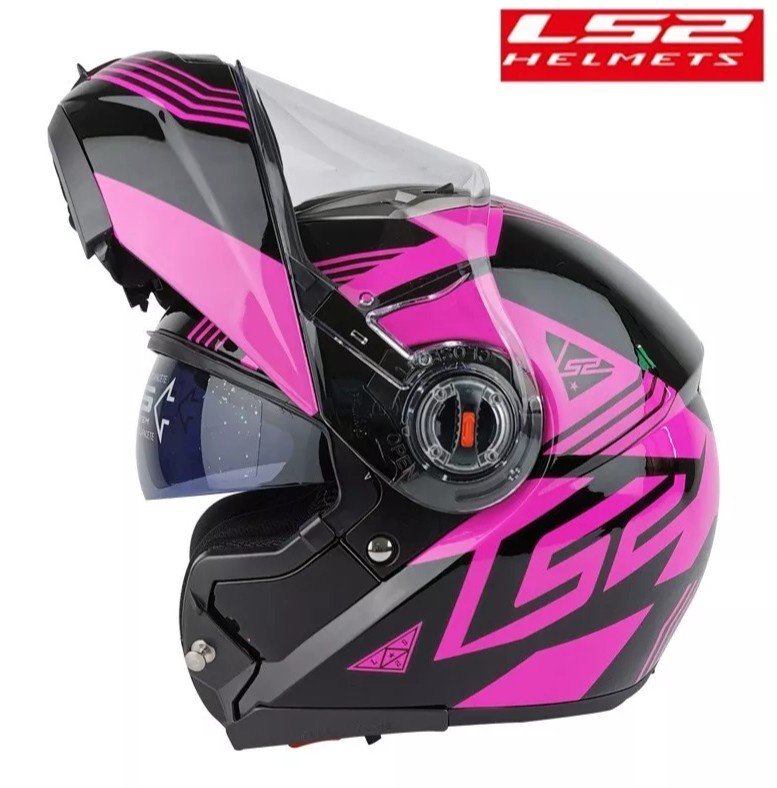 LS2 FLIP UP MODULAR HELMET, Motorcycles, Motorcycle Apparel on Carousell