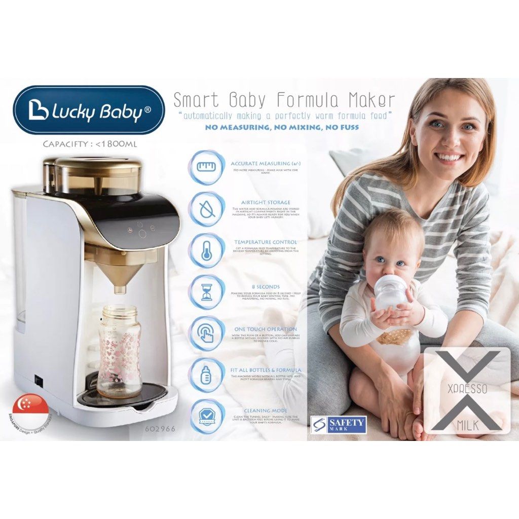 Lucky Baby Xpresso Smart Milk Formula Maker, Babies & Kids, Nursing ...