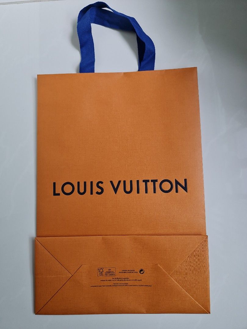LV Paper Bag, Luxury, Accessories on Carousell