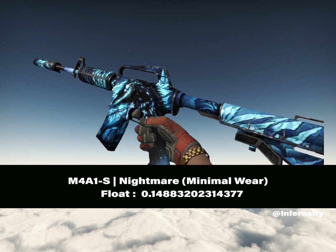 M4A1-S Nightmare MW CSGO SKINS KNIVES, Video Gaming, Gaming Accessories ...