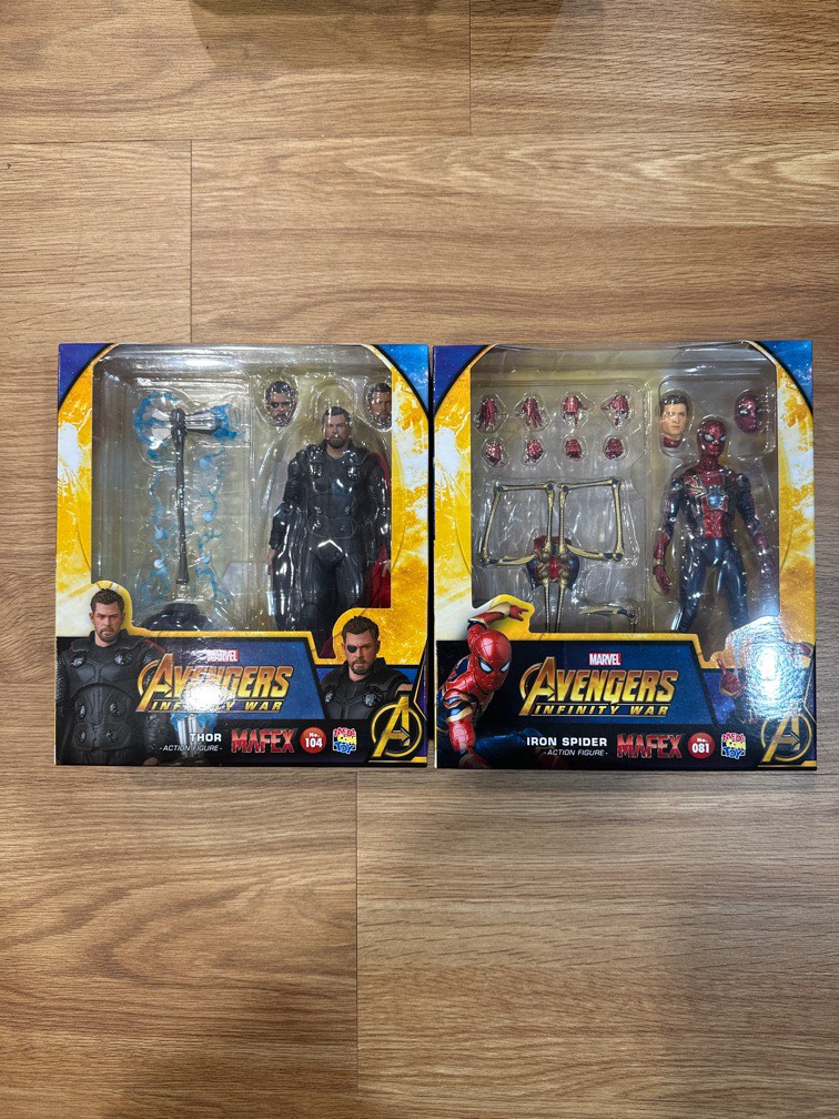 Mafex Iron Spider Mafex Thor Infinity War Avengers Marvel, Hobbies ...