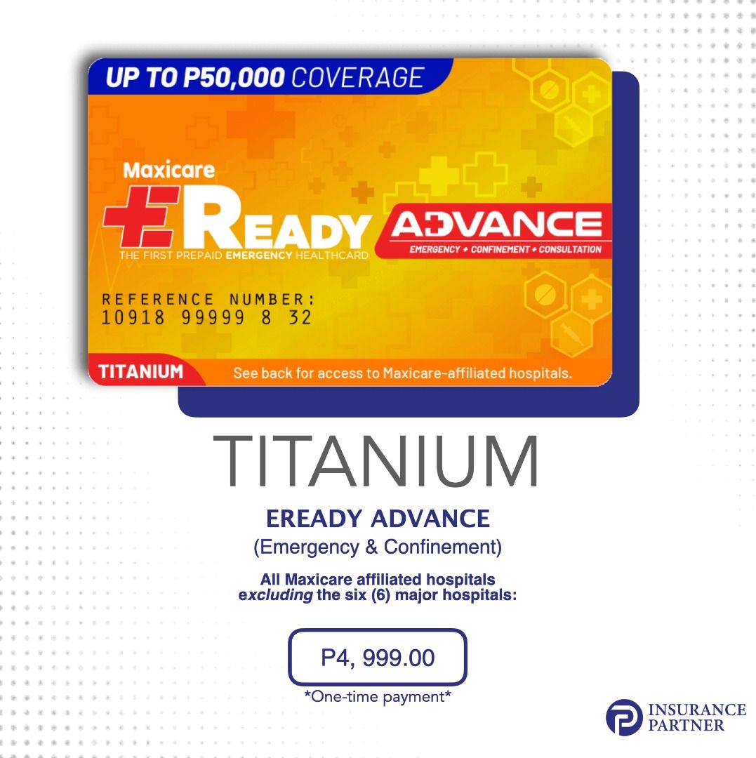 Maxicare EReady Advance Titanium, Health & Nutrition, Medical Supplies ...