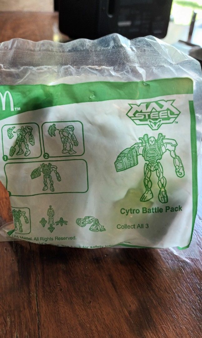 McDonald's Happy Meal Max steel Cytro Battle Pack, Hobbies & Toys, Toys ...
