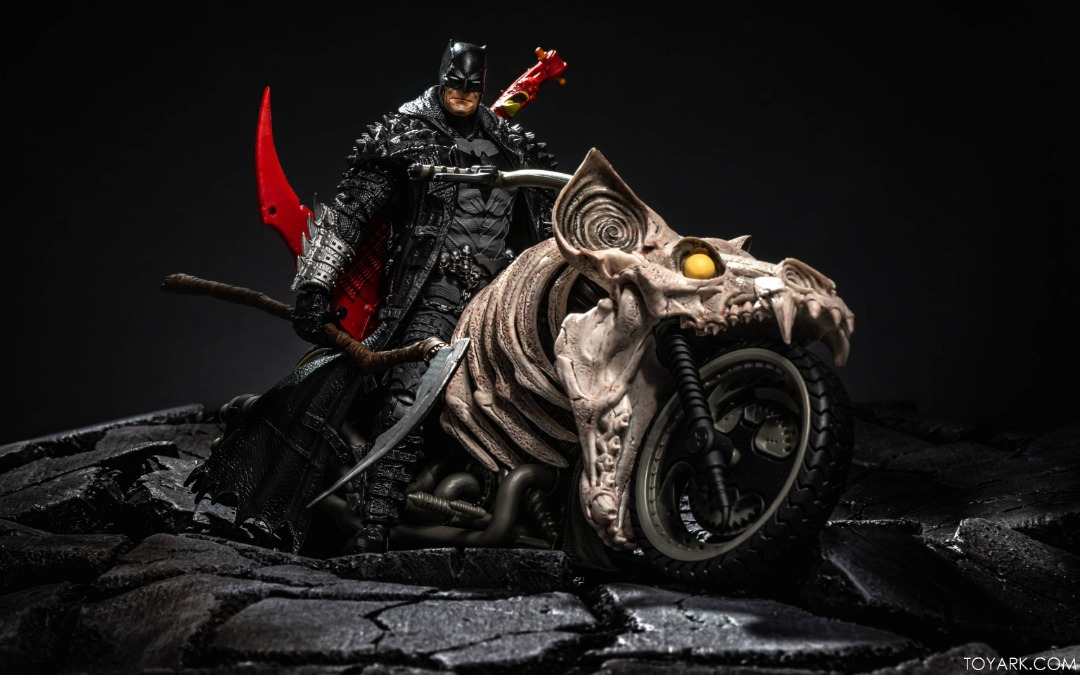 McFarlane Death Metal Batman with Batcycle, Scythe, Guitar, Hobbies ...
