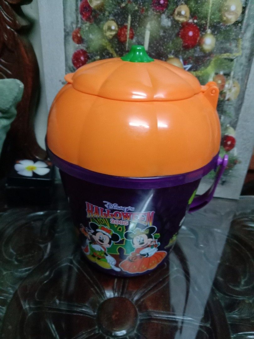 MICKEY MOUSE POPCORN BUCKET, CIRC 18 INCHES, HT 12 INCHES, Hobbies ...