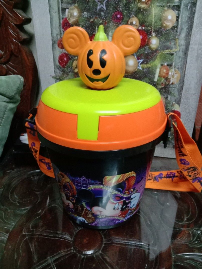 MICKEY MOUSE POPCORN BUCKET, CIRC 18 INCHES, HT 12 INCHES, Hobbies ...
