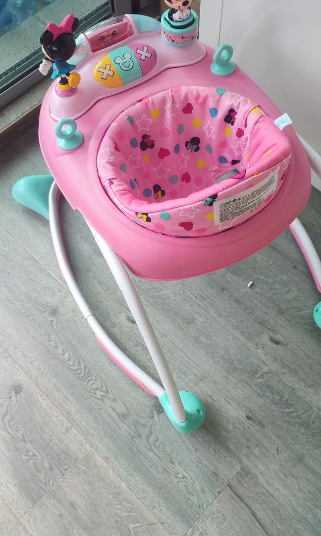 Minnie mouse Stars & Smiles Walker, Babies & Kids, Infant Playtime on ...