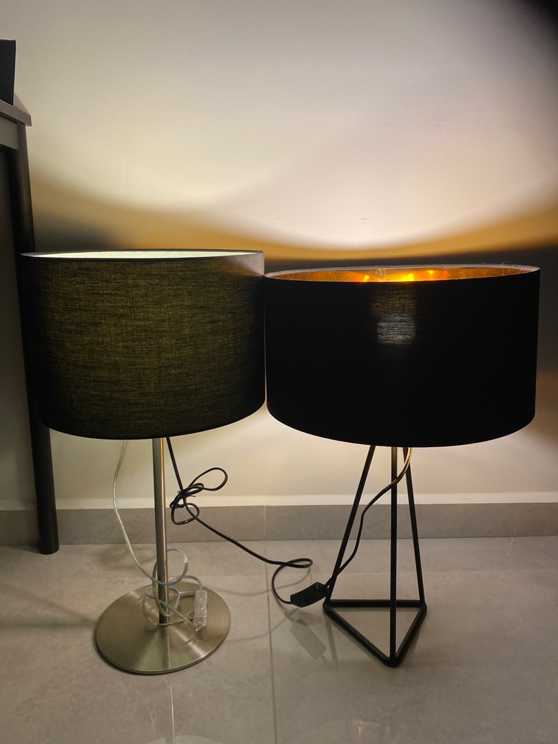 Modern Round Table Lamps, Furniture & Home Living, Lighting & Fans ...
