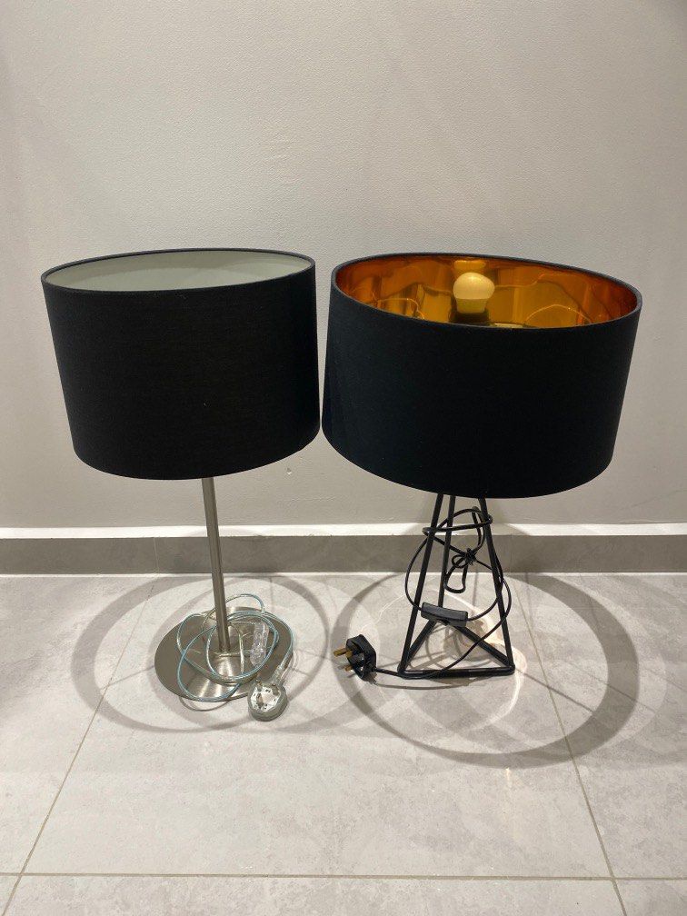 Modern Round Table Lamps, Furniture & Home Living, Lighting & Fans ...