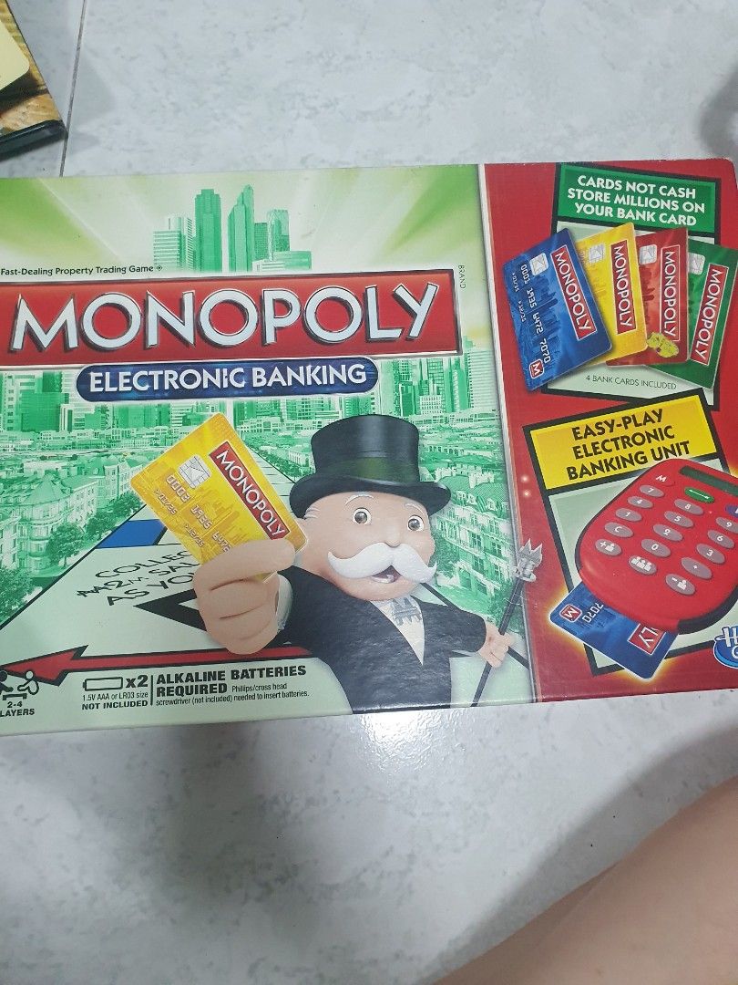 Monopoly electronics banking broad games, Hobbies & Toys, Toys & Games ...