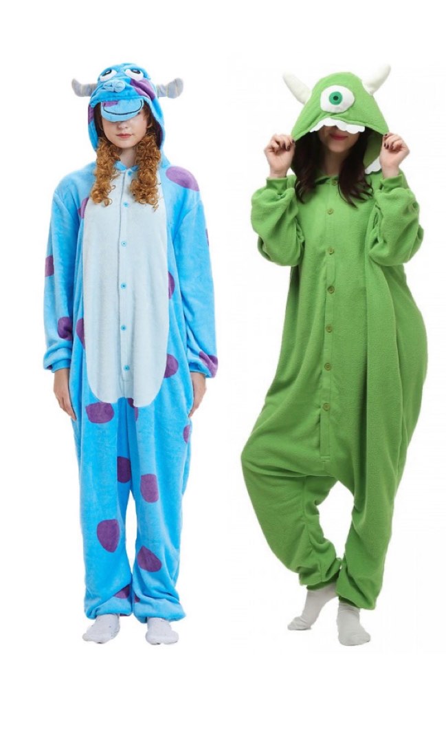 Monsters Inc Onesie Set in L size, Women's Fashion, Dresses & Sets ...