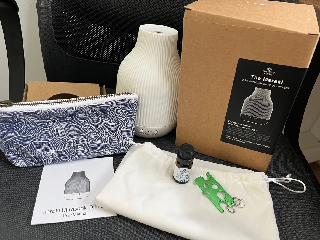 My Pure Earth The Metals Ultrasonic Essential Oil diffuser aromatherapy ...