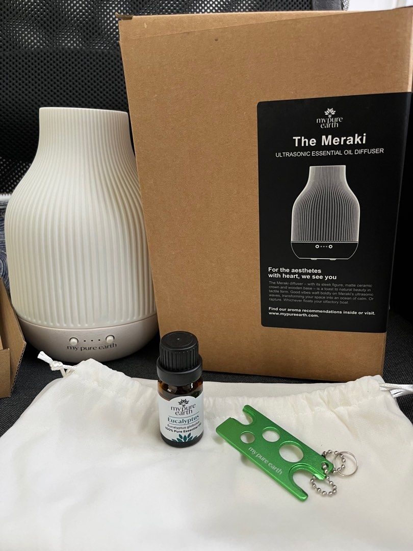 My Pure Earth The Metals Ultrasonic Essential Oil diffuser aromatherapy ...