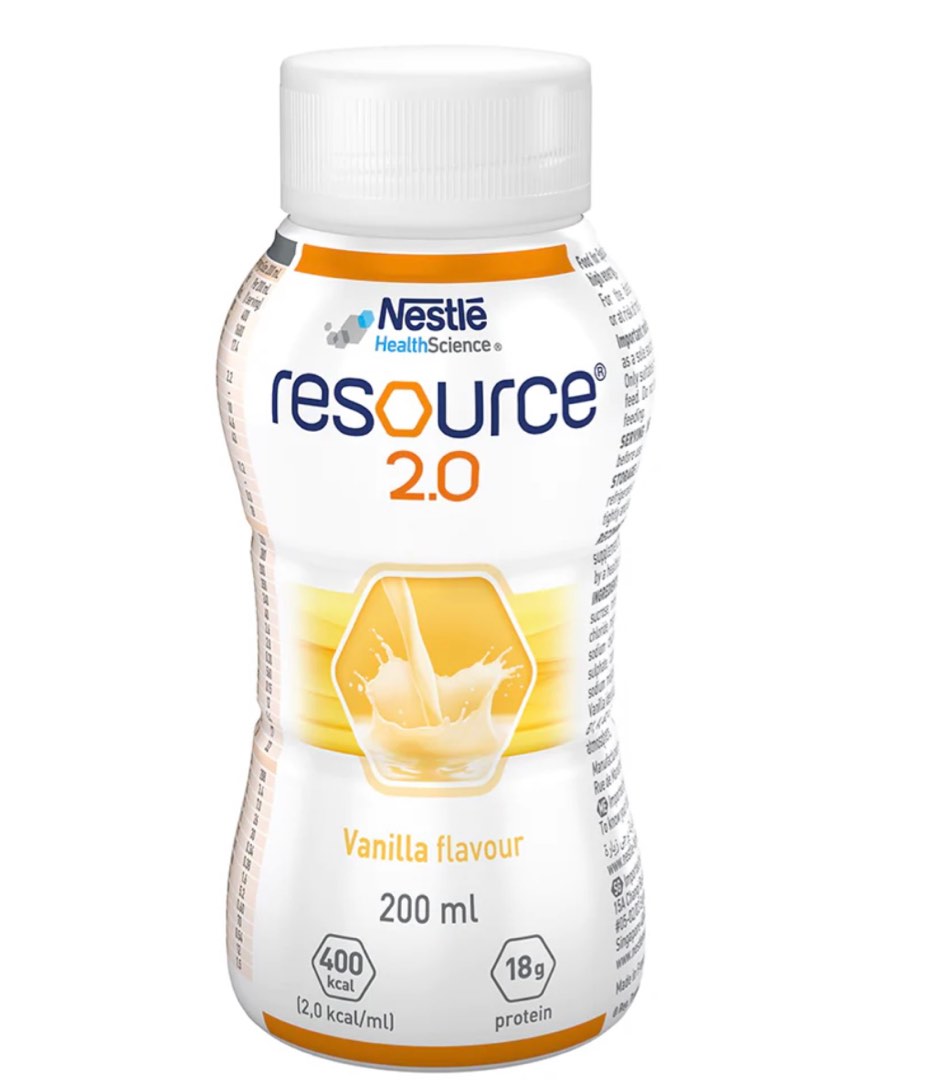 Nestle resource 2.0 vanilla flavour, Health & Nutrition, Health ...
