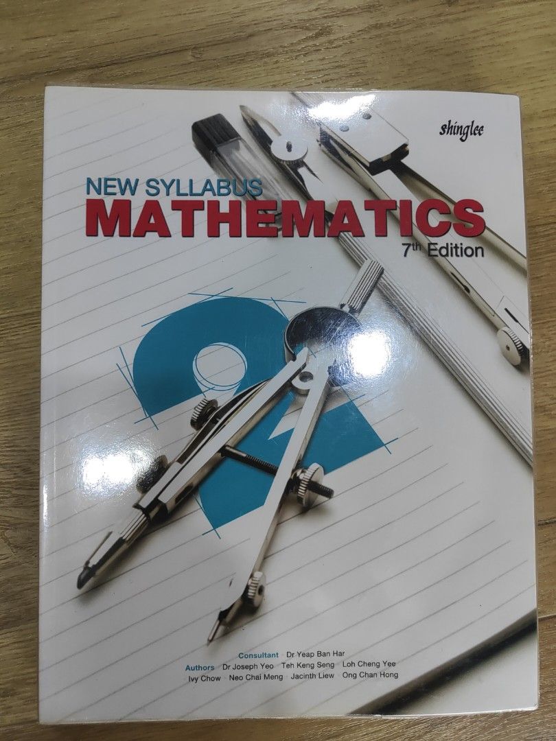 New Syllabus Mathematics 7th Edition Secondary 2 Express O-Levels ...