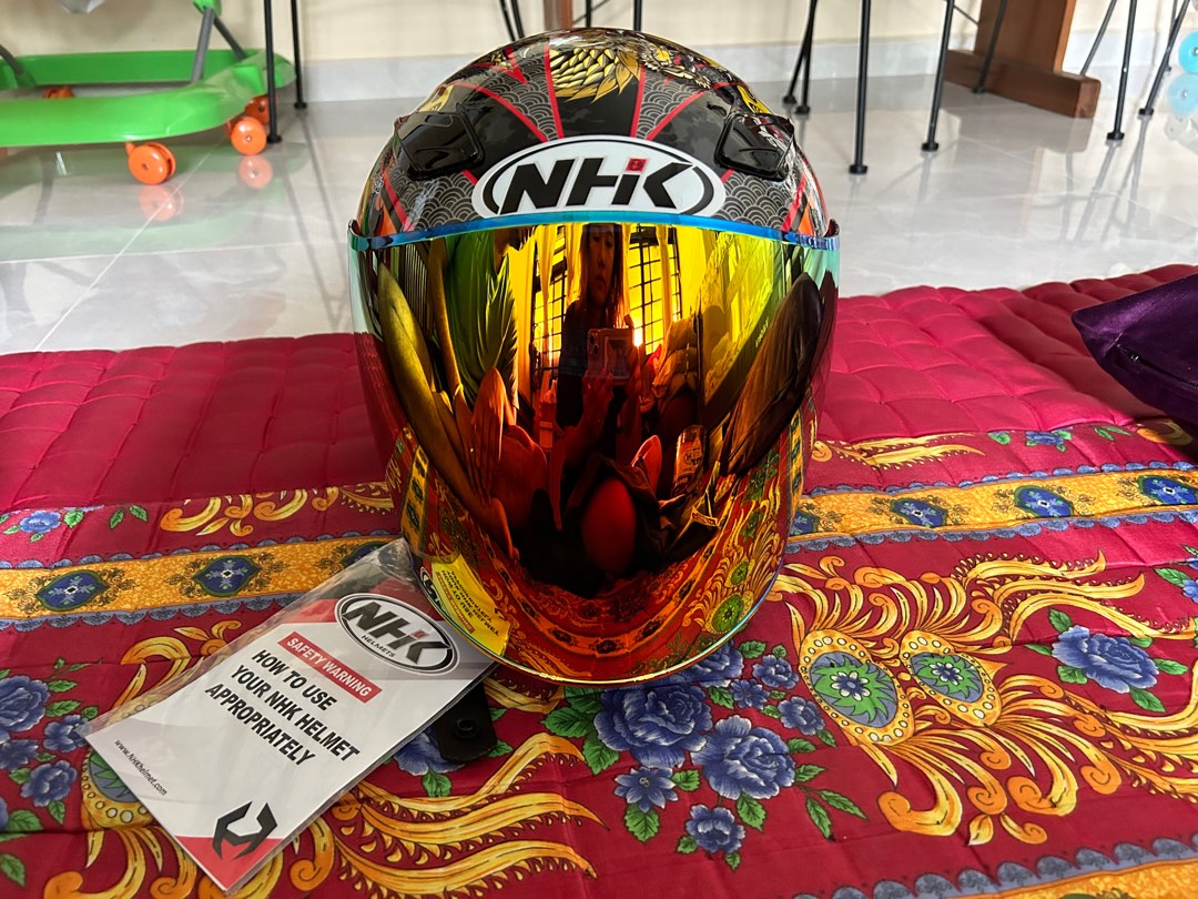 NHK Limited edition samurai helmet, Motorcycles, Motorcycle Apparel on ...