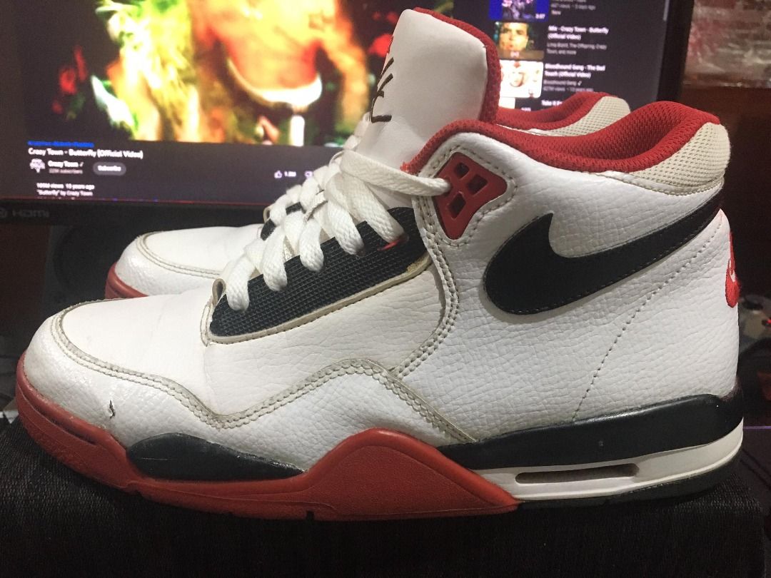 Nike Air Flight Legacy Red, Men's Fashion, Footwear, Sneakers on Carousell