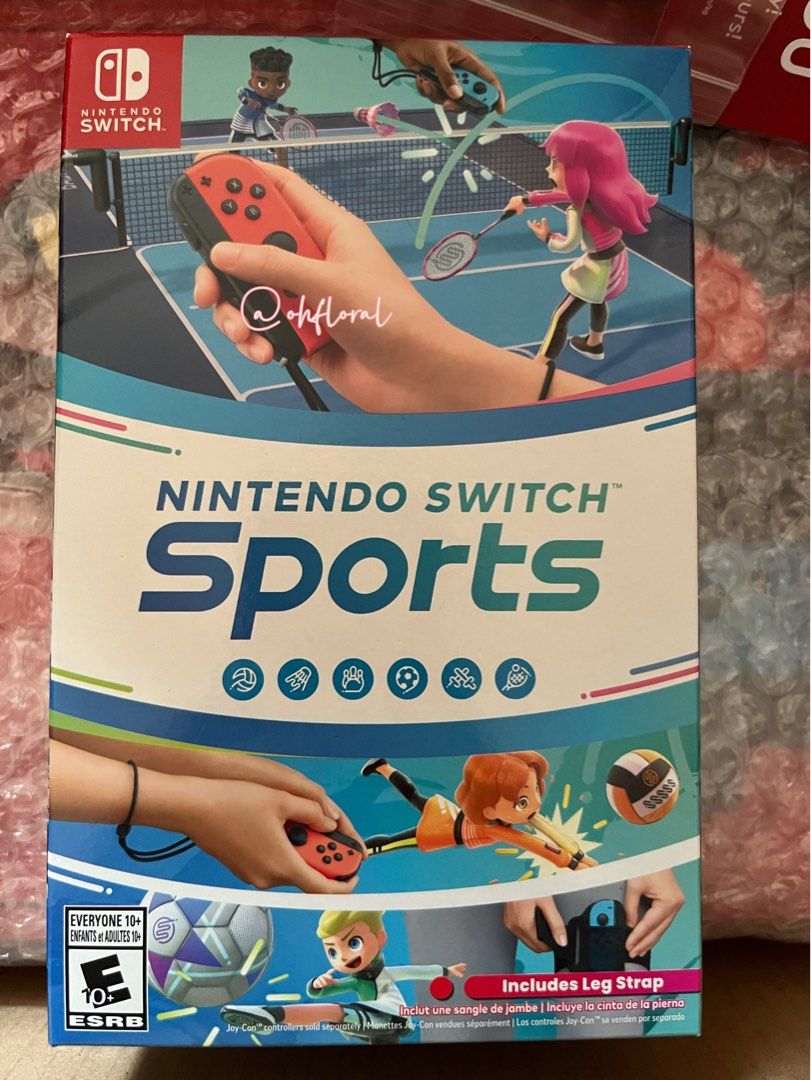 Nintendo Sports Switch + Leg Strap, Video Gaming, Video Games, Nintendo ...