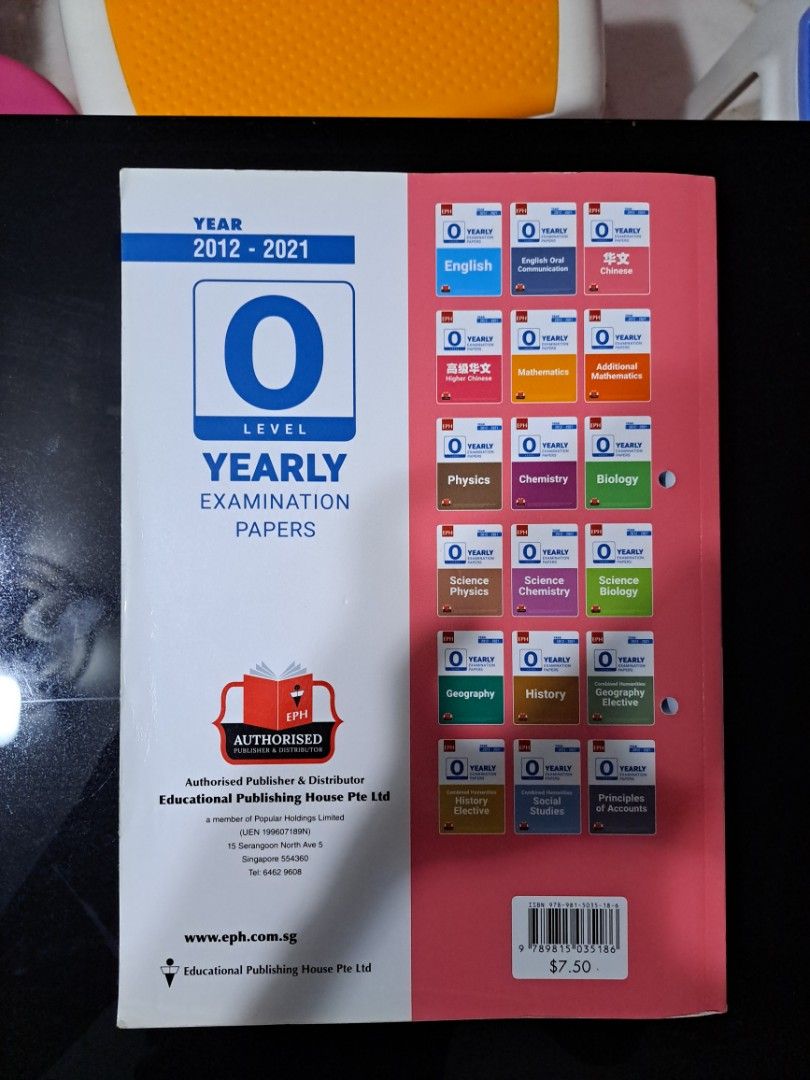 O level ten year series (TYS) chinese 2012-2021, Hobbies & Toys, Books ...
