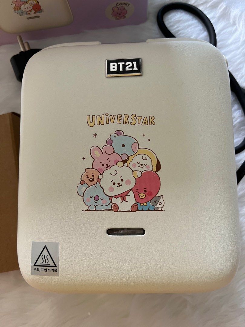 [OFFICIAL] BT21 BTS Sandwich Maker (Cooky), TV & Home Appliances ...