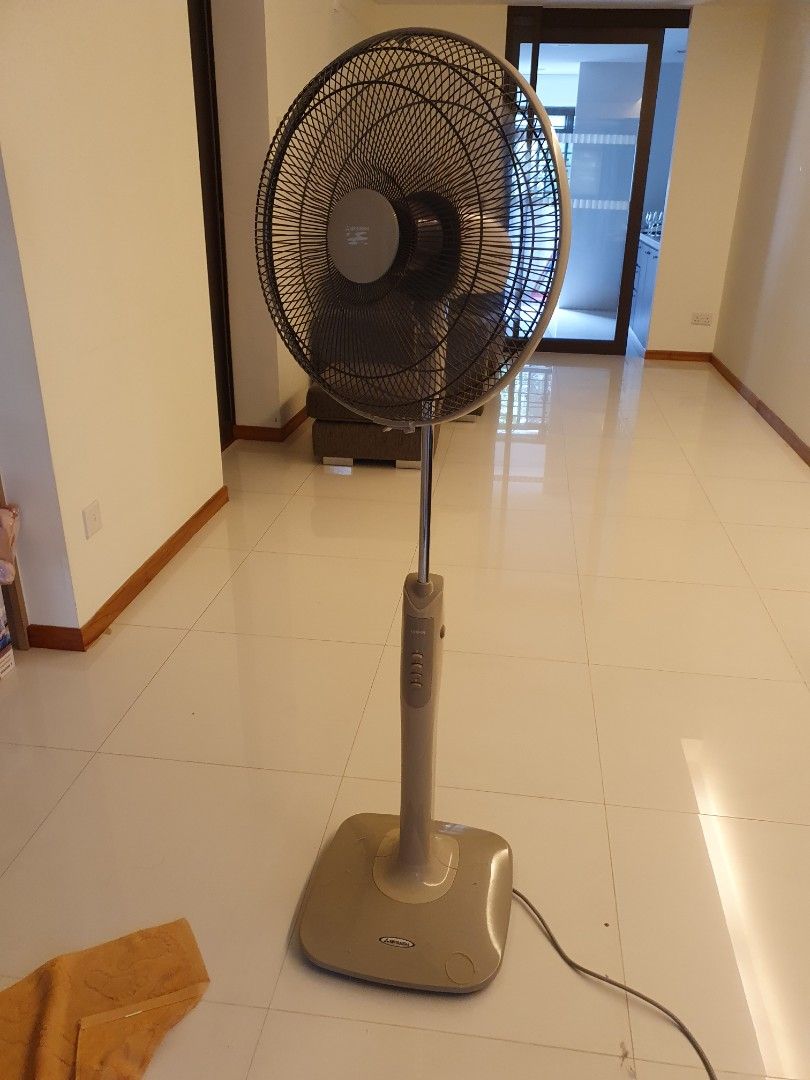 Old Mitsubishi Standing Fan, Furniture & Home Living, Lighting & Fans ...