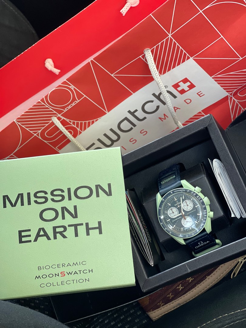 Omega x Swatch Moonswatch, Luxury, Watches on Carousell