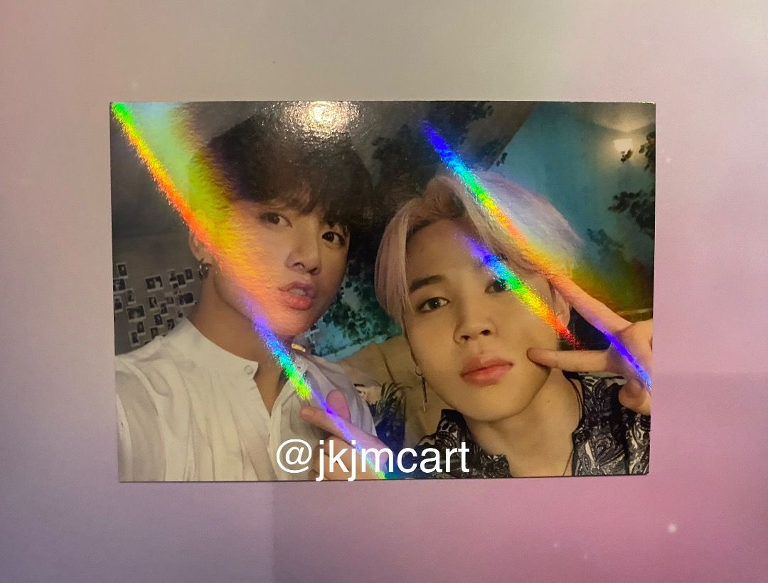(ON HAND) JIKOOK HOLO PHOTOCARD - JUNGKOOK AND JIMIN 5TH MUSTER TICKET ...